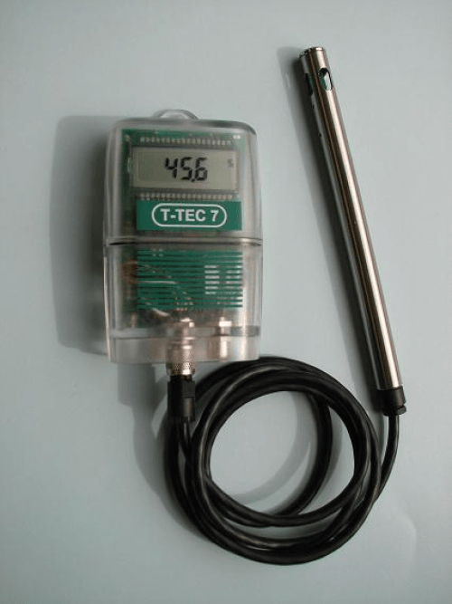 T-TEC 7-3C Combined Temperature and Humidity Data Logger with detachab