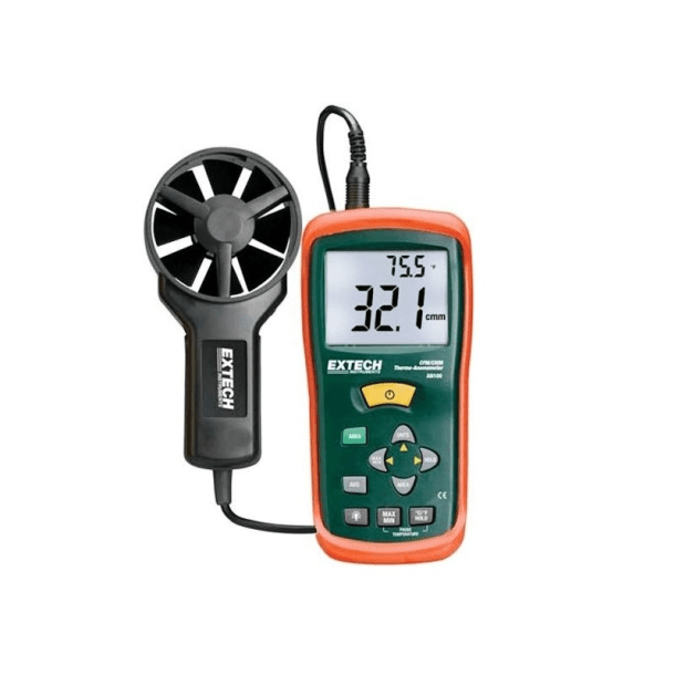 Extech AN100 CFM/CMM Mini Thermo-Anemometer