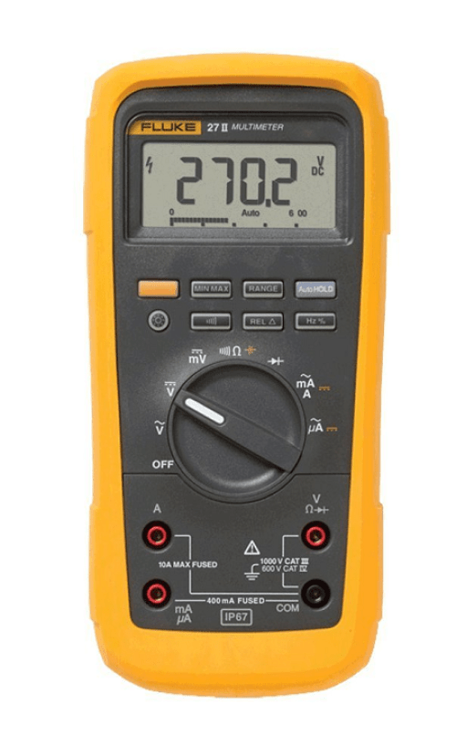 INDUSTRIAL MULTIMETER IP67 (AVG) - IC-FLUKE-27II