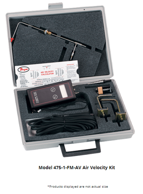Model 475-1-FM-AV Air Velocity Kit - 475-1-FM-AV