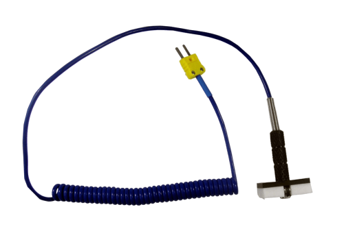 Thermocouple Hand Probe, Magnetic Surface, Type K 3 Ribbon Tip Probe w