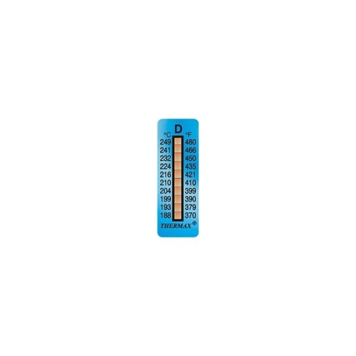 10STHE-D Thermax Temperature Levels Labels 10 Level (188 to 249 C/370