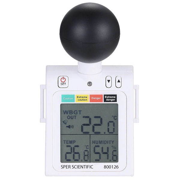 Heat Stress Meters | WBGT Meter | Wet Bulb Globe Temperature Meter ...